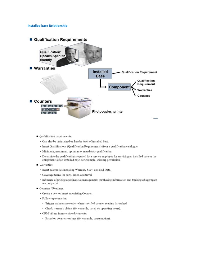 Installed base configuration steps | PDF