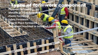 Installed Formwork Components | PPTX