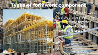Installed Formwork Components | PPTX