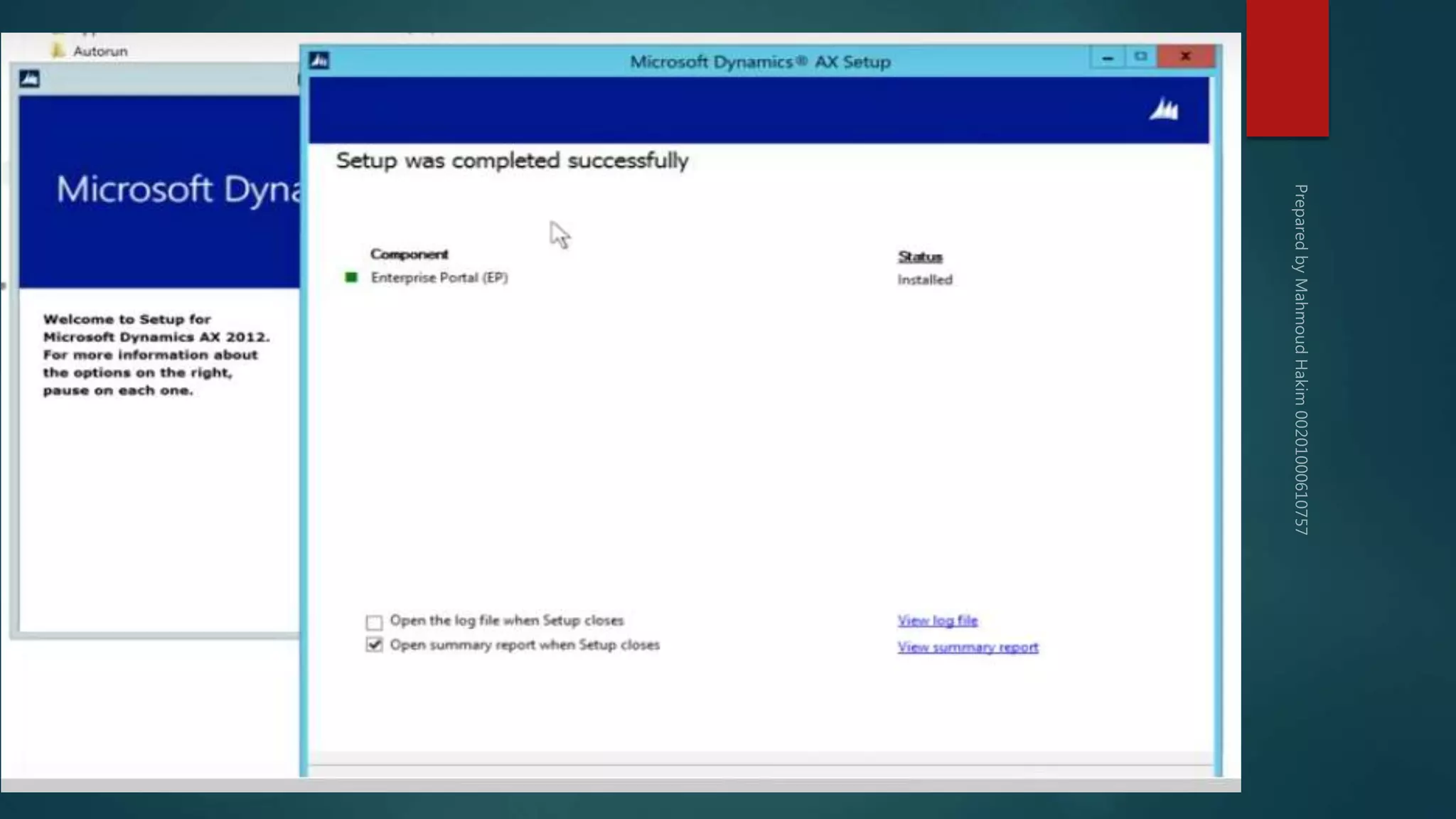 how to install enterprise portal in ax | PPTX