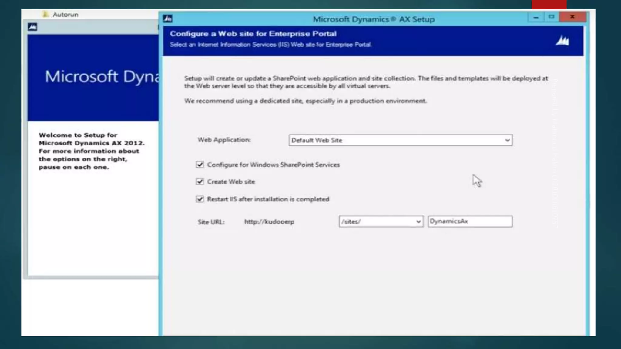 how to install enterprise portal in ax | PPTX