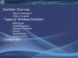 Installer benchmarking | PPT