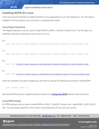 Installing-NCPA.pdf | Operating Systems | Computer Software and Applications