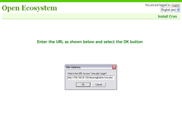 Installing Open Ecosystem Cron | PPT Installing Open Ecosystem Cron | PPT