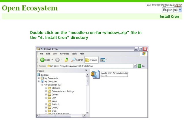 Installing Open Ecosystem Cron | PPT