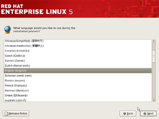 Installing RHEL 5 Linux RedHat Enterprise Edition step-by-step | PPT