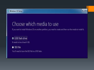 Installing Windows-10 | PPTX