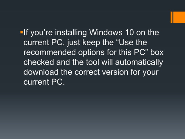 Installing Windows-10 | PPTX