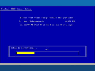 Installing Windows2000 Server | PPT