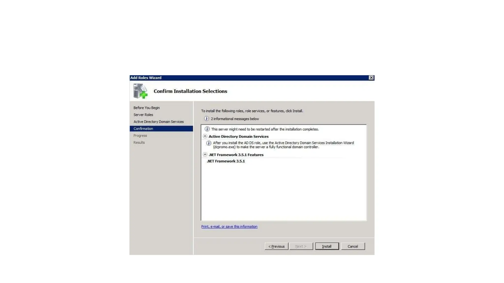 Installing Active Directory Adds S Pptx