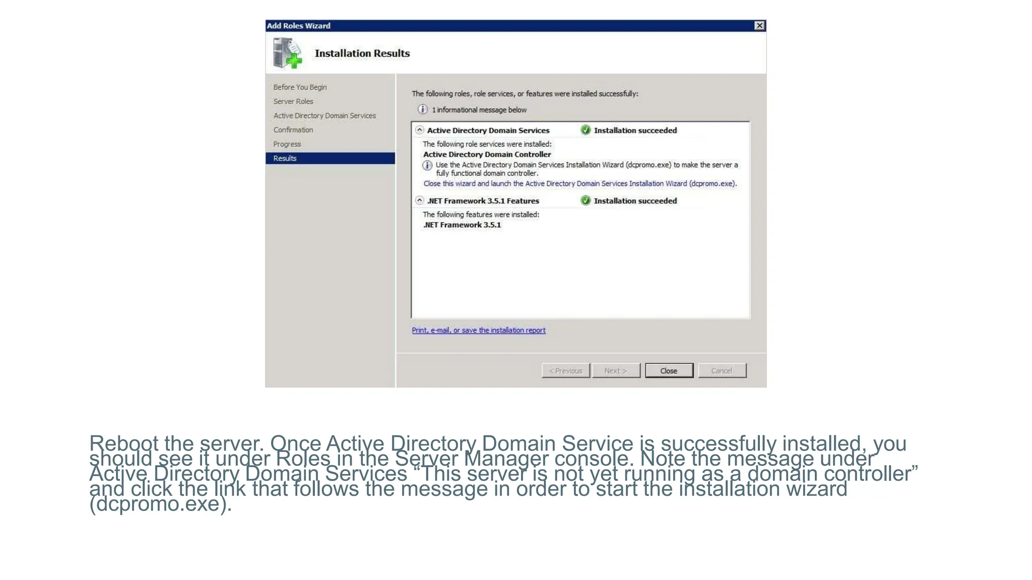 Installing Active Directory Adds S Pptx