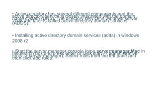 Installing Active Directory (ADDS)s.pptx
