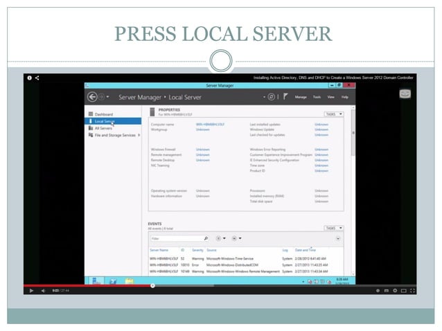 Installing Active Directory Dns And Dhcp To Pdf Computer Networking Computing