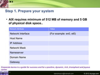 Installing Aix | PPT | Operating Systems | Computer Software and Applications