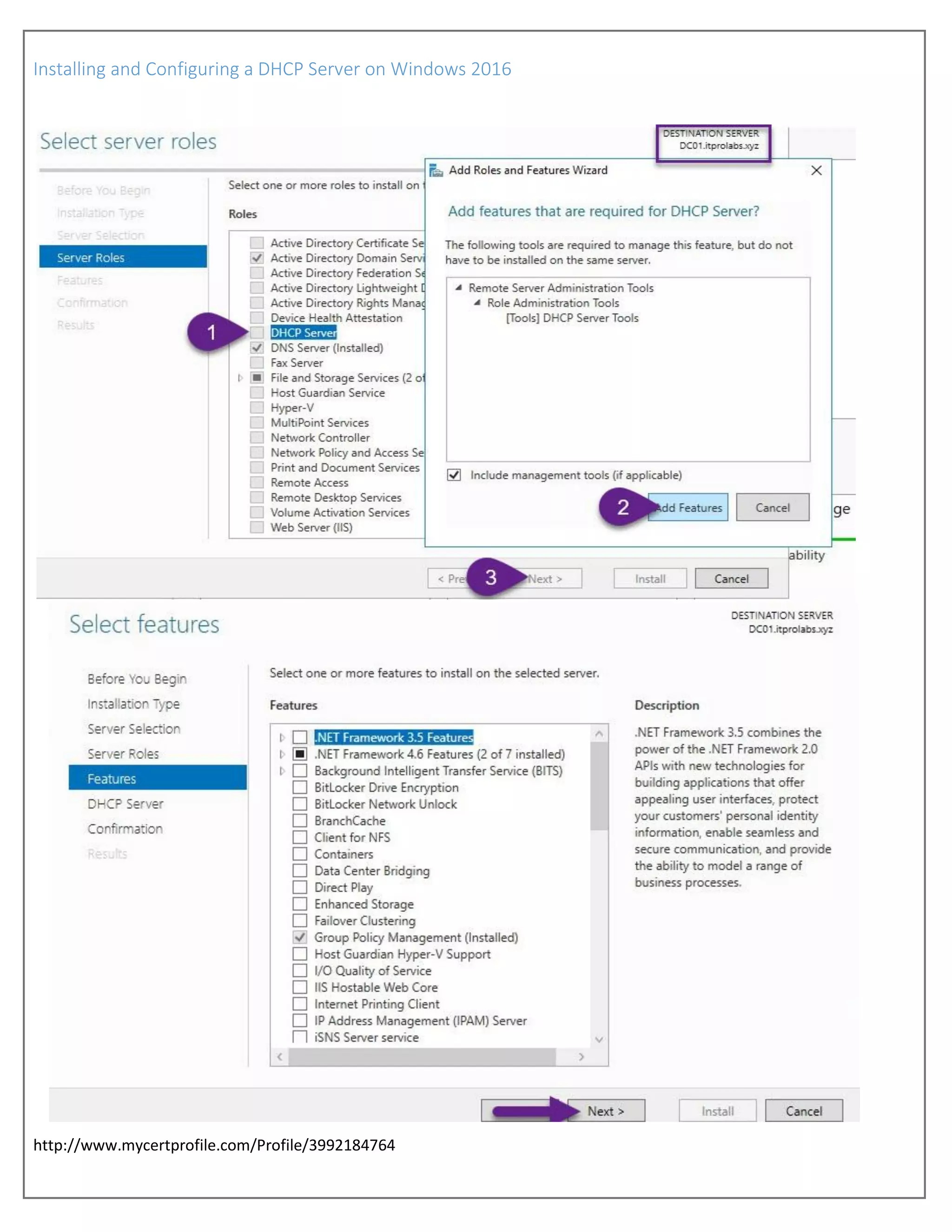 Installing and configuring a dhcp on windows server 2016 step by step | PDF