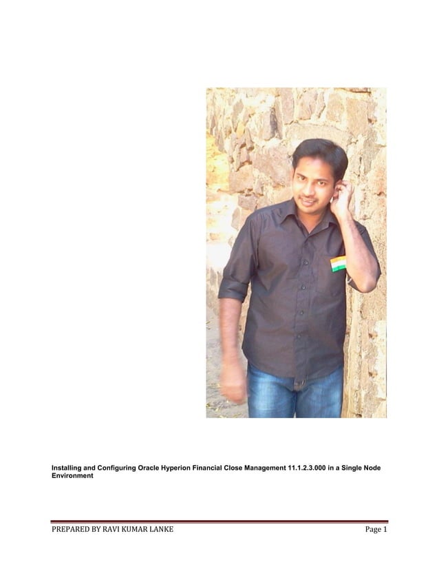 Installing and configuring oracle hyperion financial close management ...