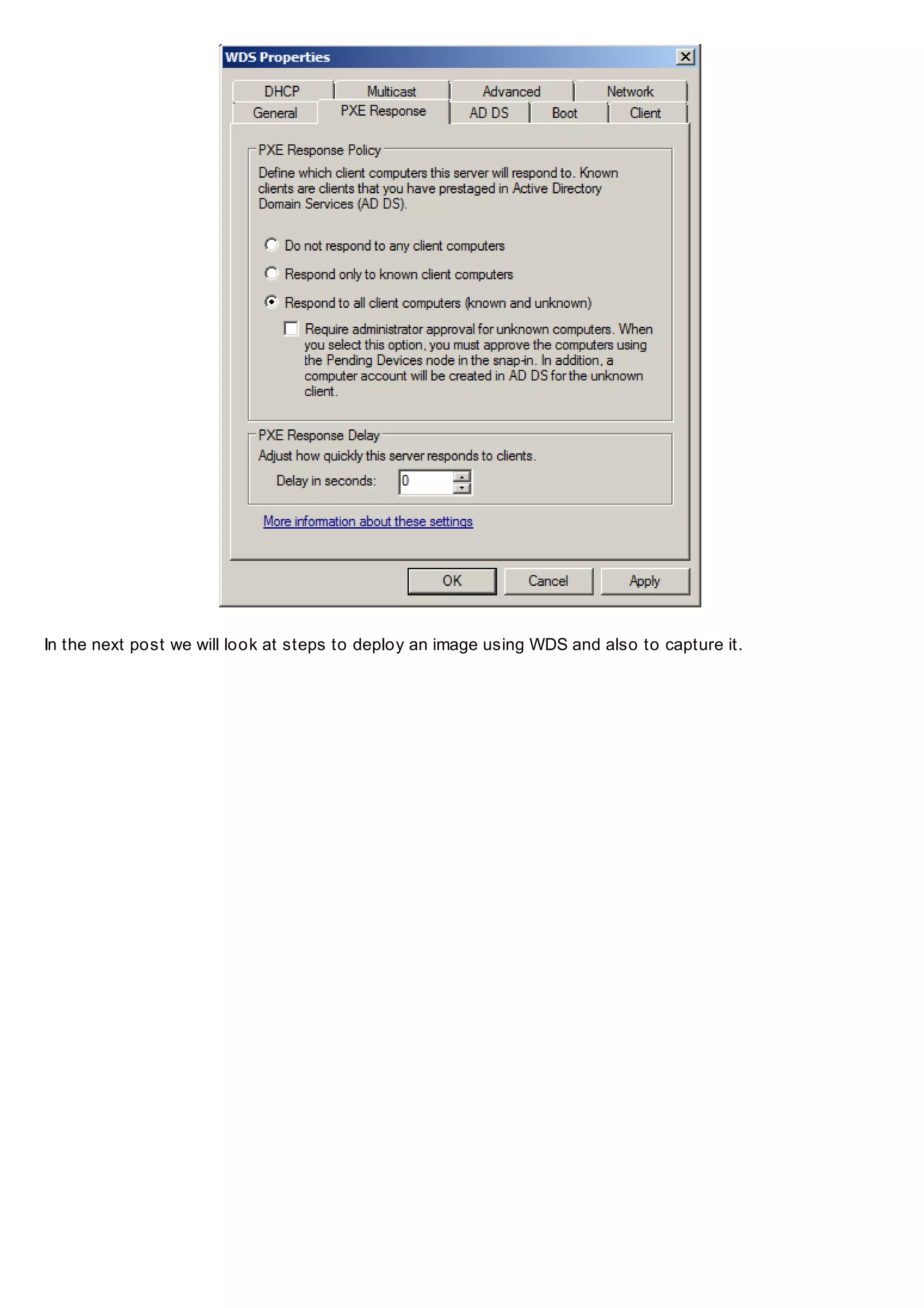 Installing And Configuring Windows Deployment Services Pdf Operating Systems Computer