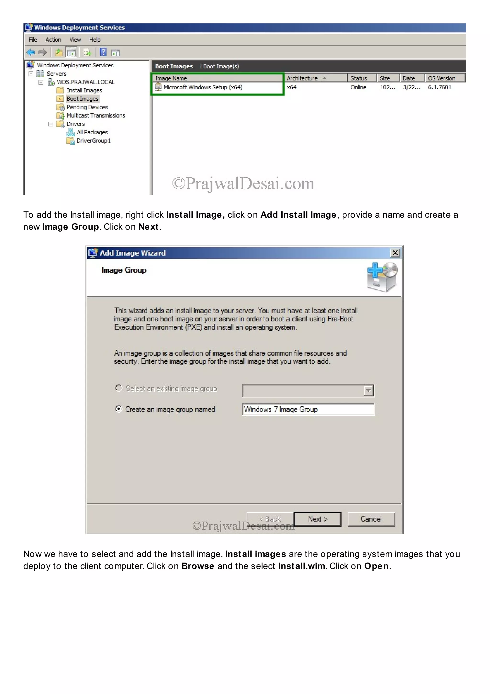 Installing And Configuring Windows Deployment Services Pdf Operating Systems Computer
