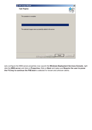 Installing and configuring windows deployment services | PDF | Operating Systems | Computer ...