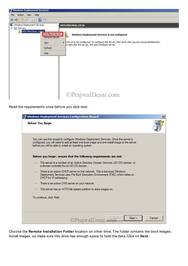 Installing And Configuring Windows Deployment Services Pdf Operating Systems Computer