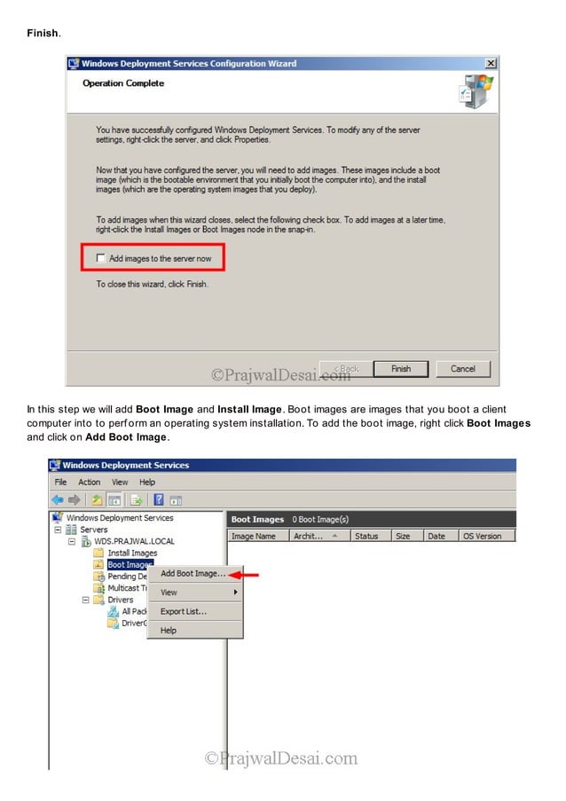 Installing And Configuring Windows Deployment Services Pdf Operating Systems Computer