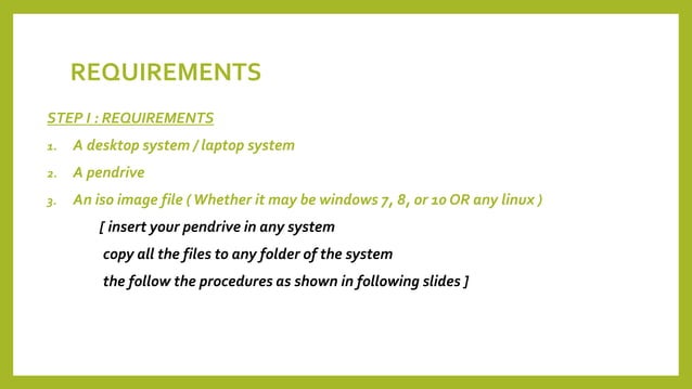 Installation of Windows & Linux operating system | PPTX | Operating ...
