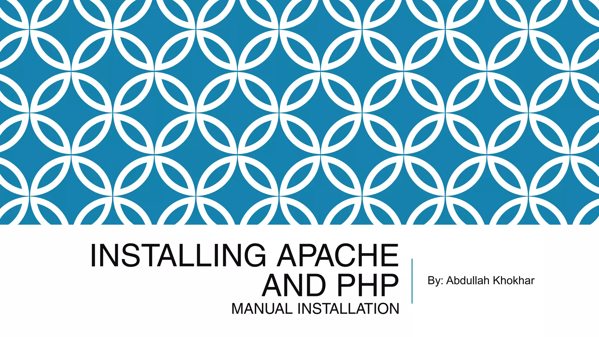 Installing apache and php | PPT