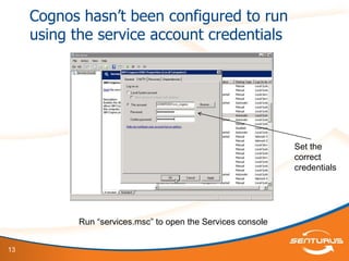 Installing IBM Cognos 10: Tips and Tricks from the Trenches | PDF