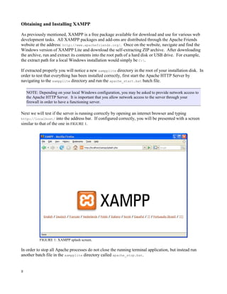 Installing configuringdevelopingwithxampp | PDF