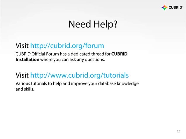 Installing CUBRID on Windows | PPTX | Databases | Computer Software and Applications
