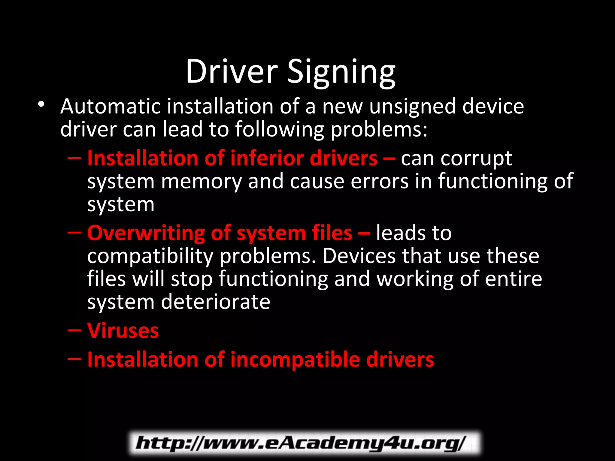 Installing driver | PPT