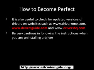 Installing driver | PPT