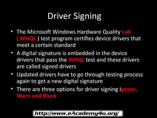 Installing driver | PPT