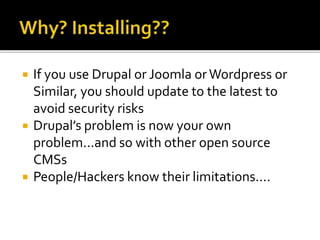 Installing drupal 7 | PPT