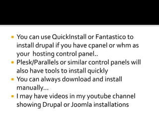 Installing drupal 7 | PPT