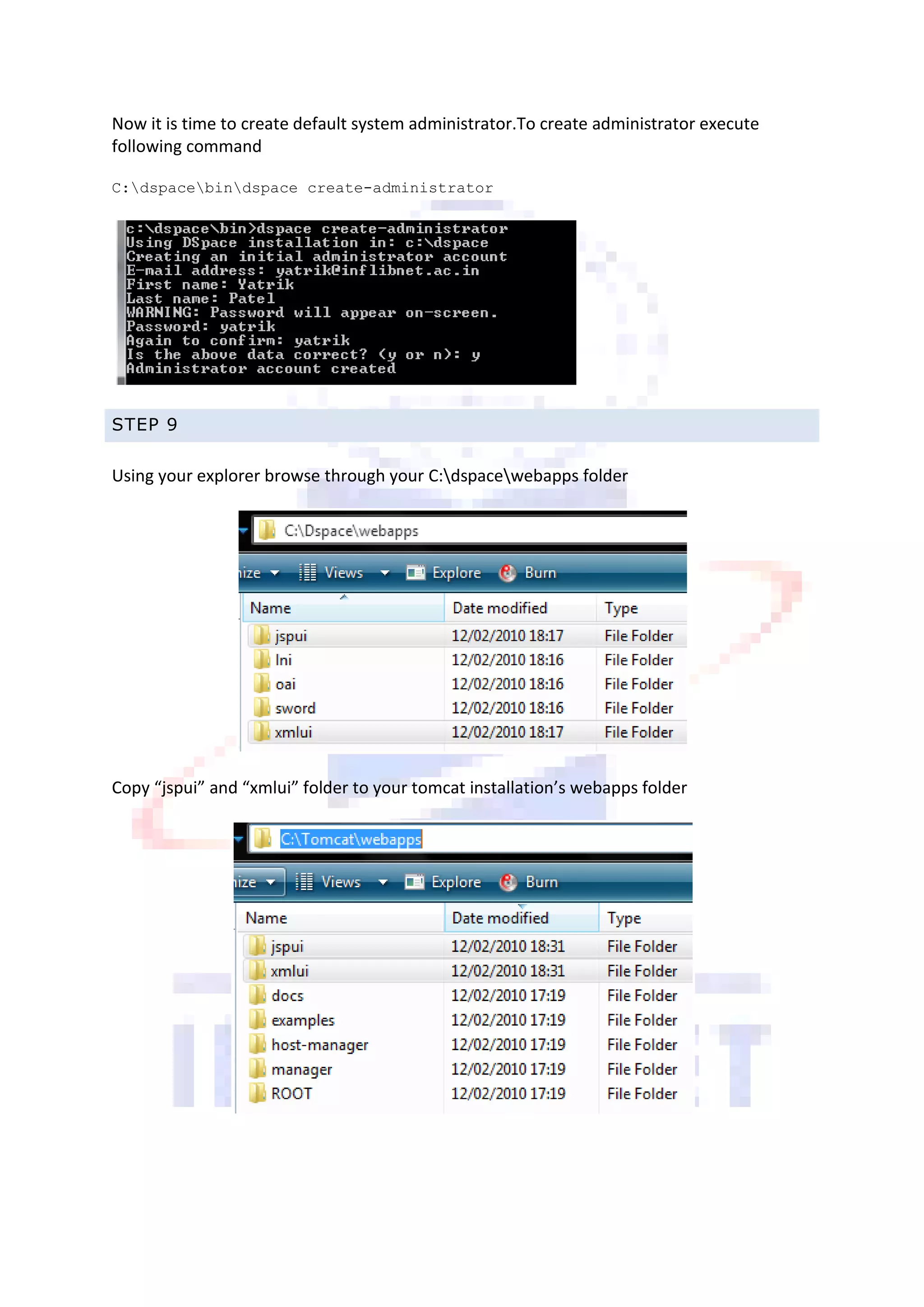Installing d space on windows | PDF