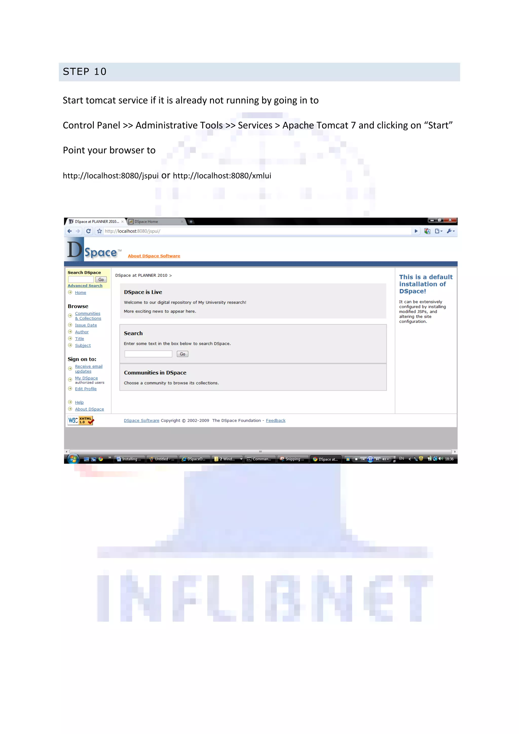 Installing d space on windows | PDF