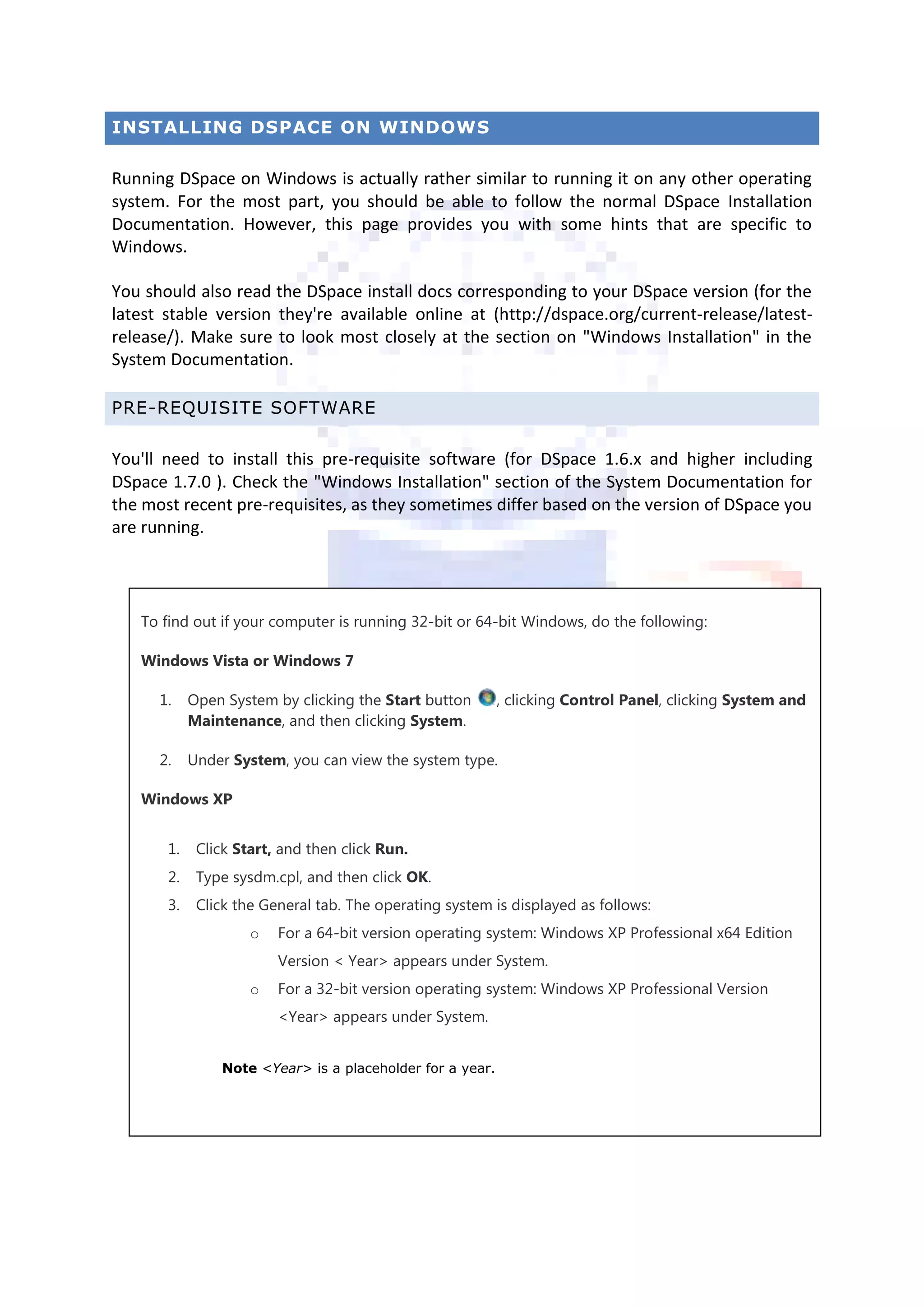 Installing d space on windows | PDF