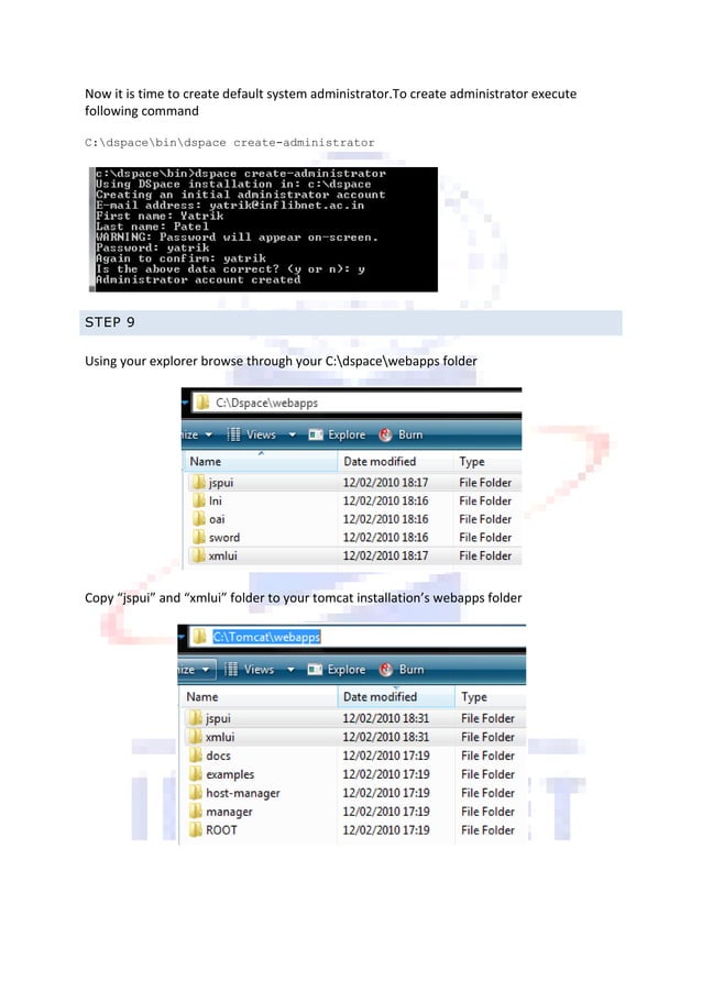 Installing d space on windows | PDF