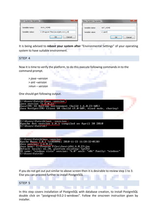 Installing d space on windows | PDF
