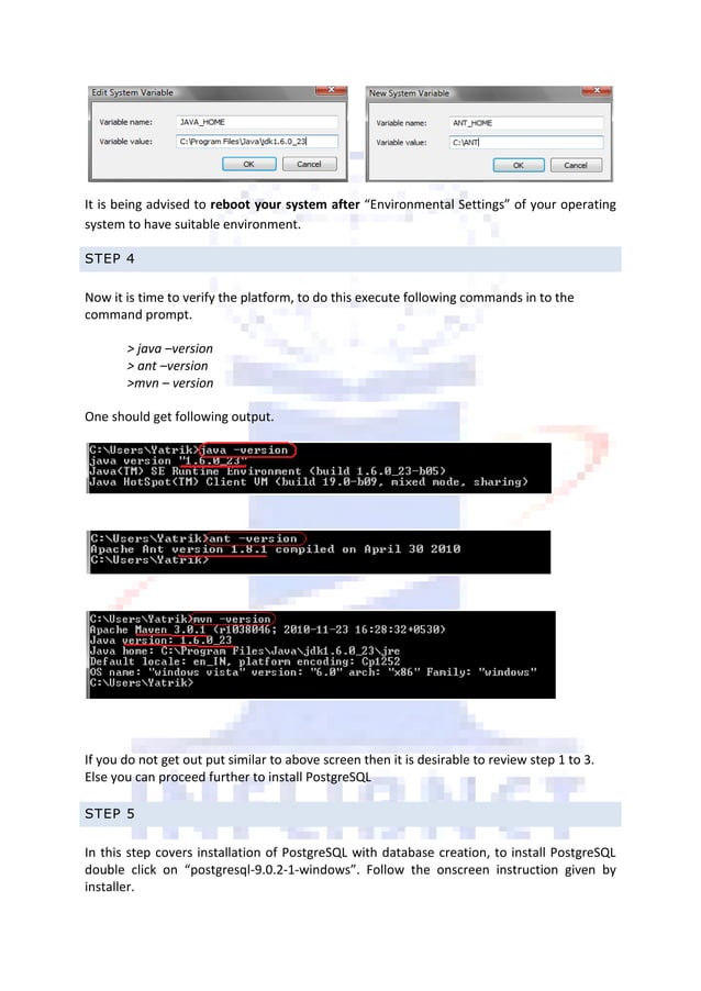Installing d space on windows | PDF