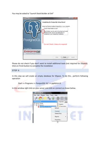 Installing d space on windows | PDF