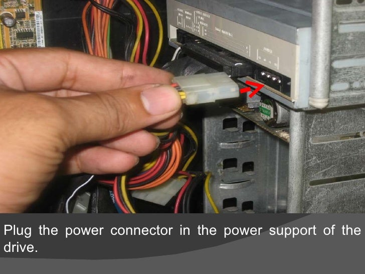 Installing hard drive and optical drive