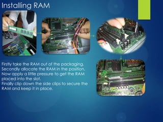 Installing Hardware | PPTX | Computer Peripherals | Computing