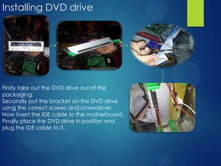 Installing Hardware | PPTX | Computer Peripherals | Computing