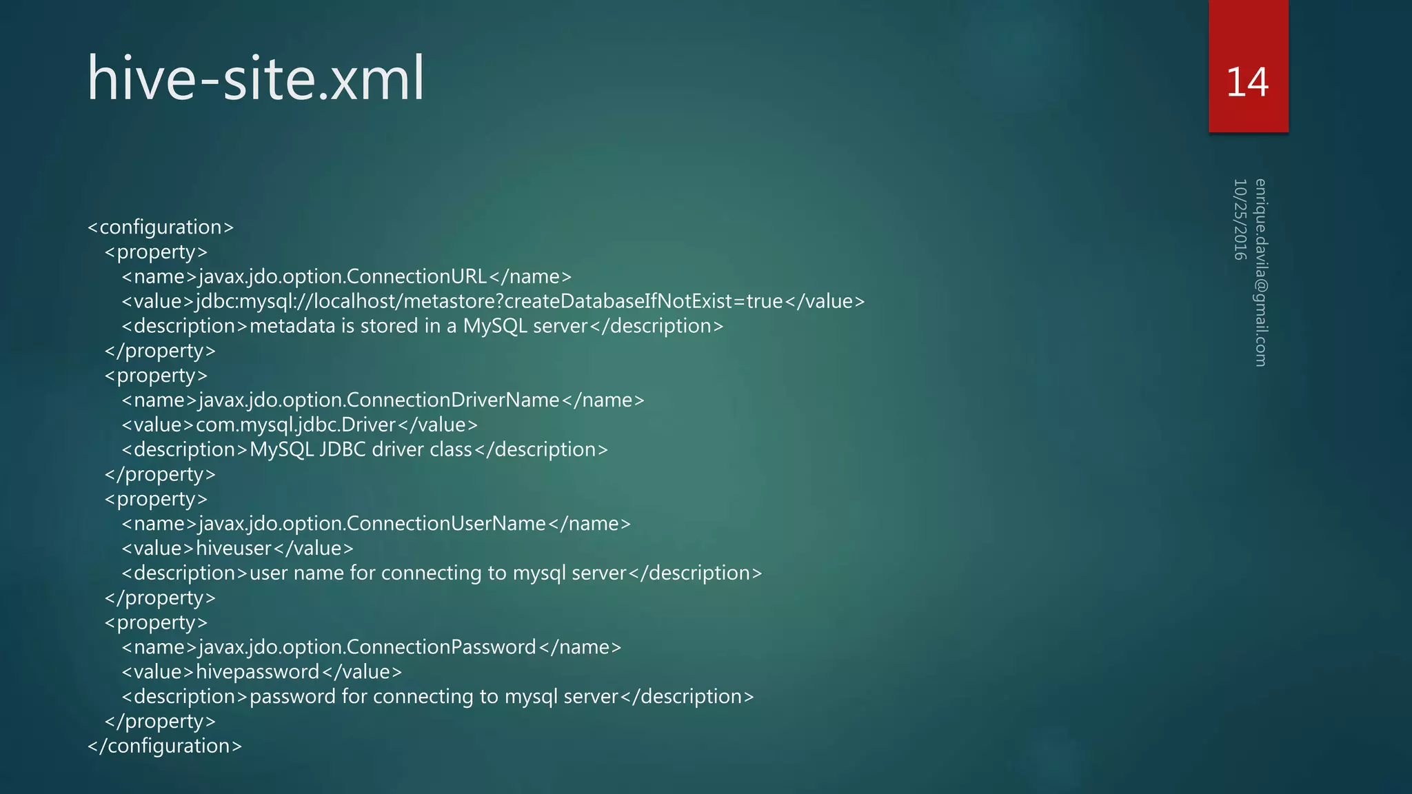 Installing hive on ubuntu 16 | PPTX