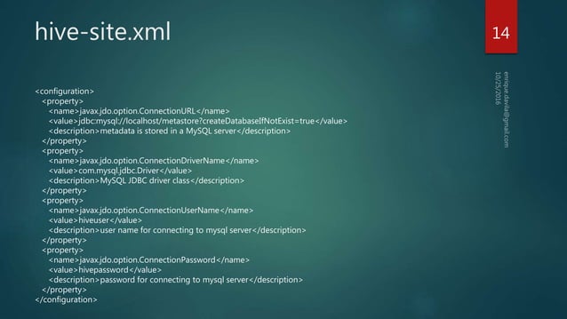 Installing hive on ubuntu 16 | PPT