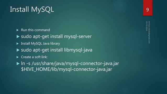 Installing hive on ubuntu 16 | PPT