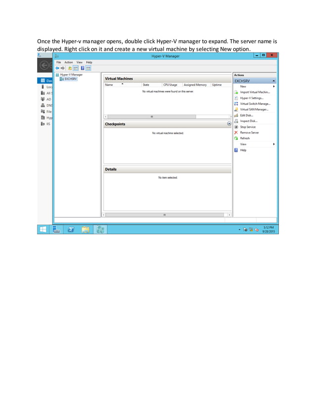 Installing hyper v on windows server 2012 | PDF