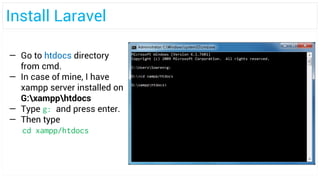 Installing Laravel 5 on Windows | PDF